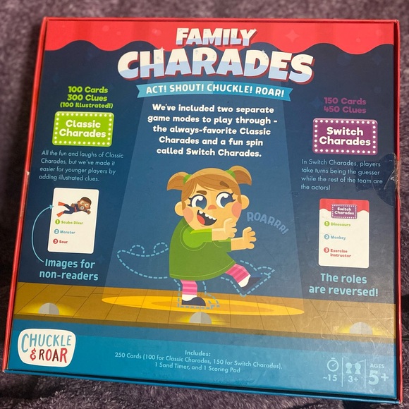 Chuckle & Roar | Toys | Chuckle Roar Family Charades Game | Poshmark